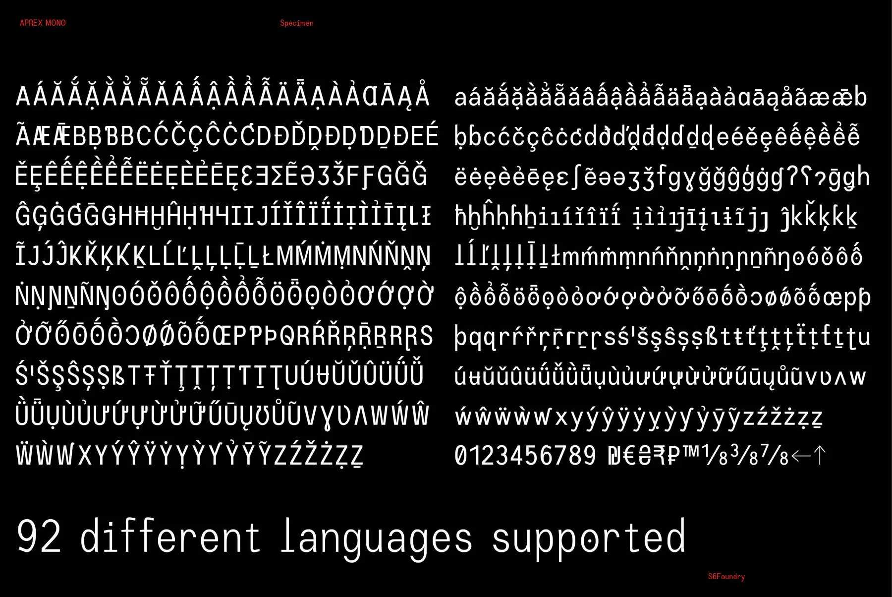 Aprex Mono Font - FontPath