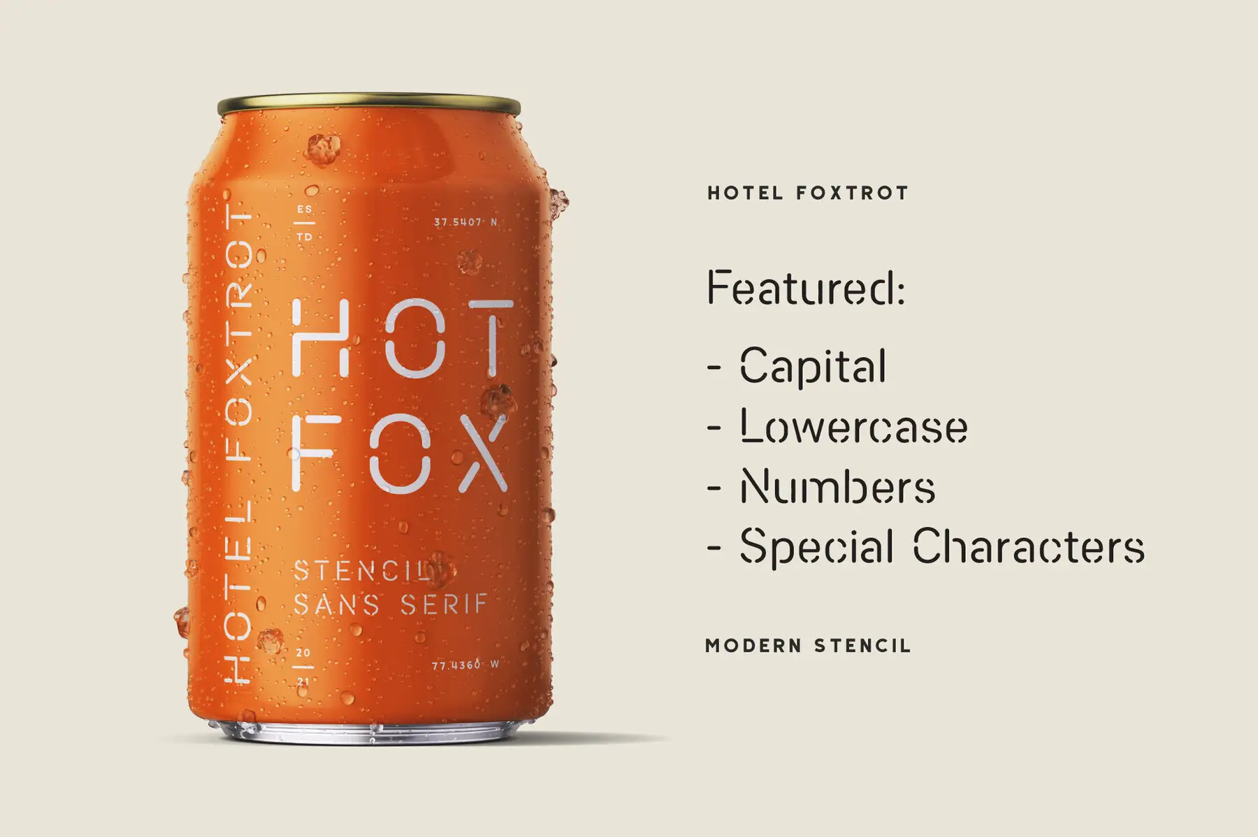 Hotel Foxtrot Font - FontPath