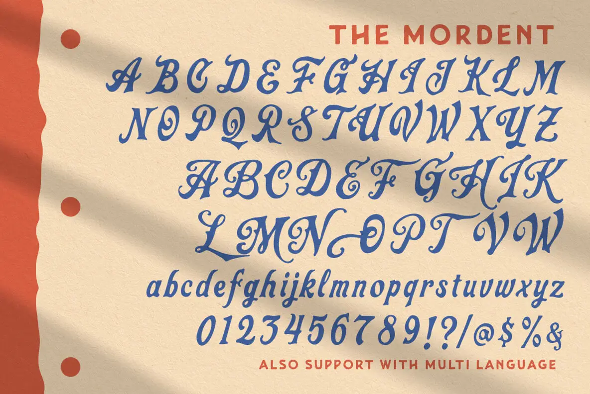 The Mordent Font - YouWorkForThem