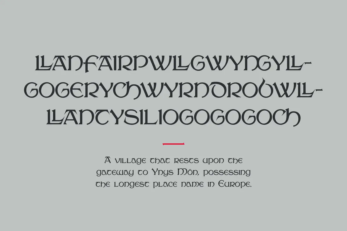 Hiraeth Font - YouWorkForThem