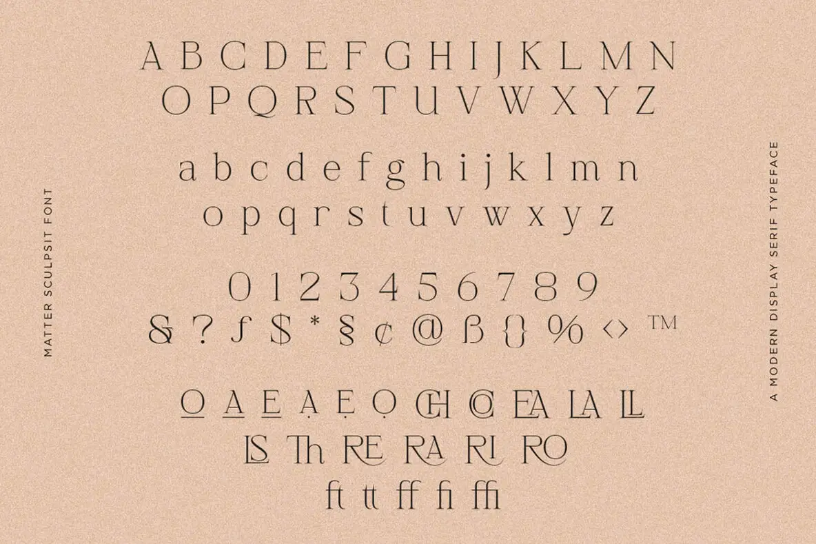 Matter Sculpsit Font - YouWorkForThem