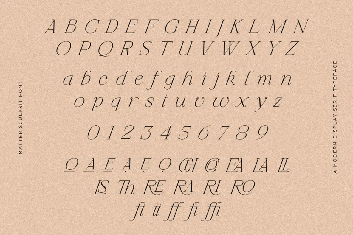 Matter Sculpsit Font - YouWorkForThem