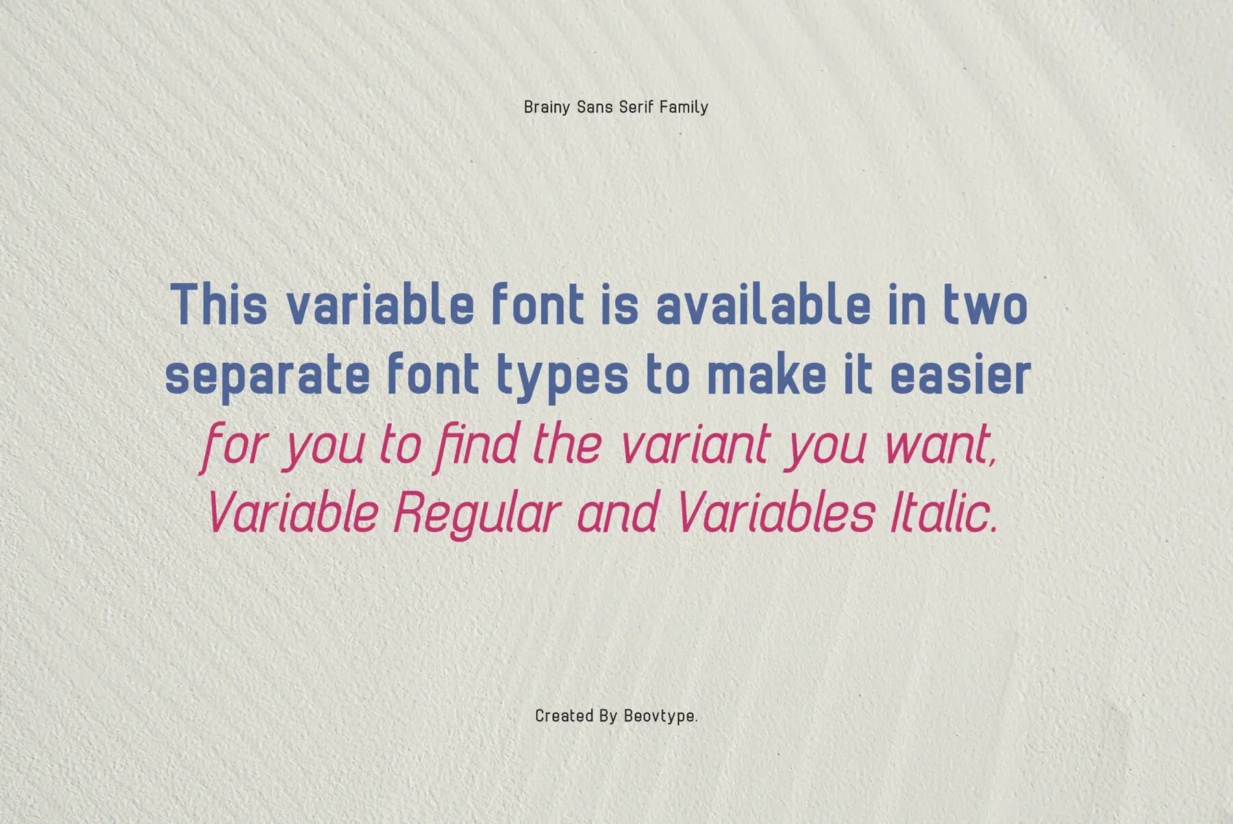 Brainy Variable Font - YouWorkForThem