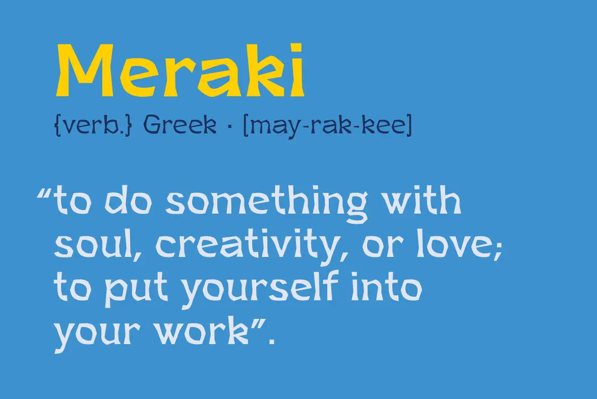 Meraki Display Font - YouWorkForThem