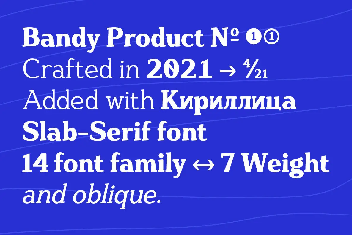 Bandy Font - YouWorkForThem