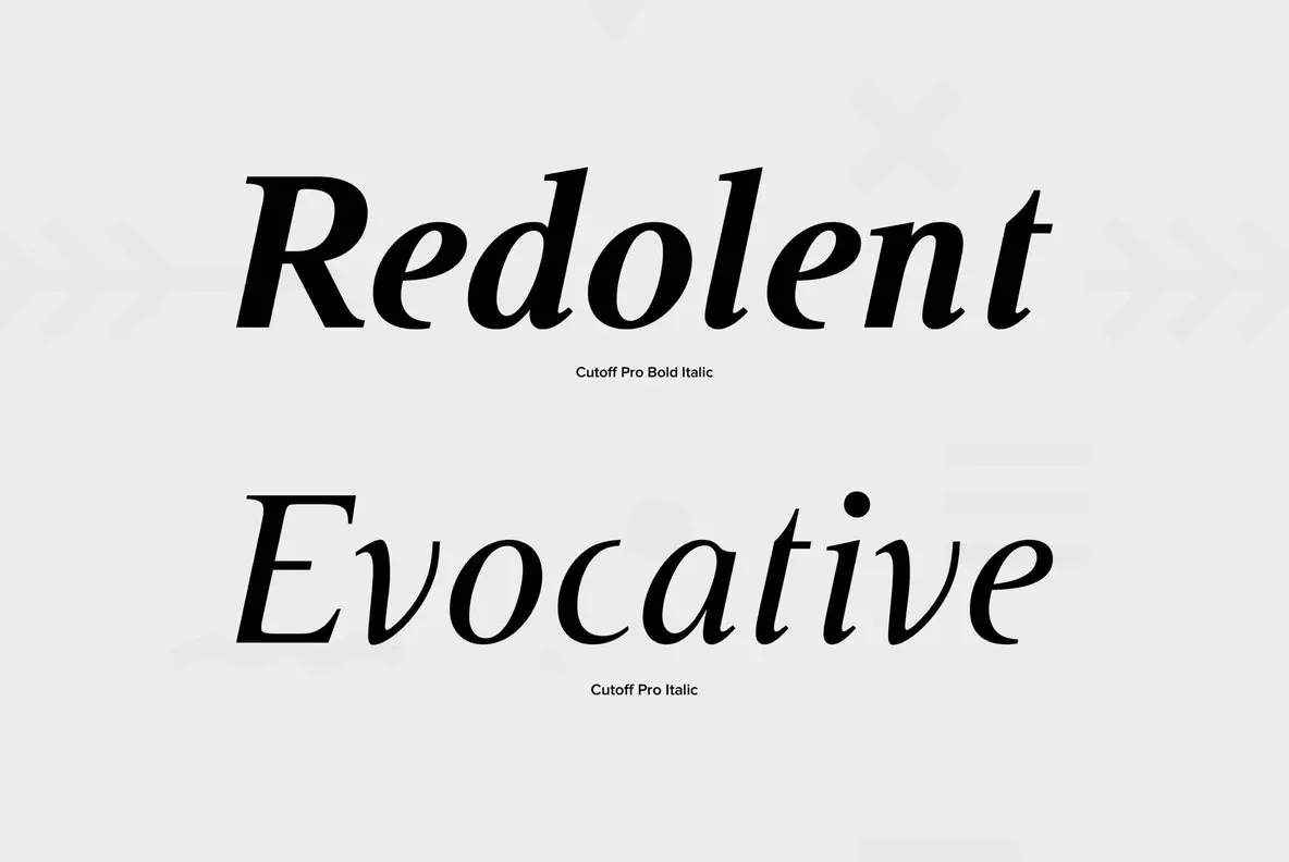 Cutoff Pro Font - YouWorkForThem