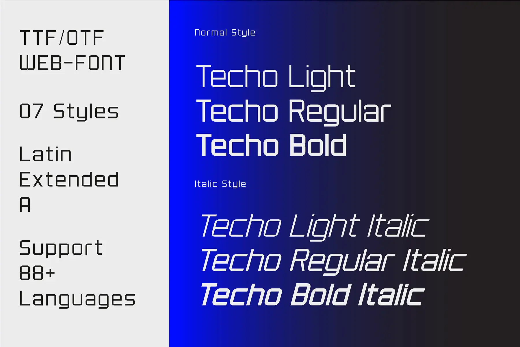TECHO Font - FontPath