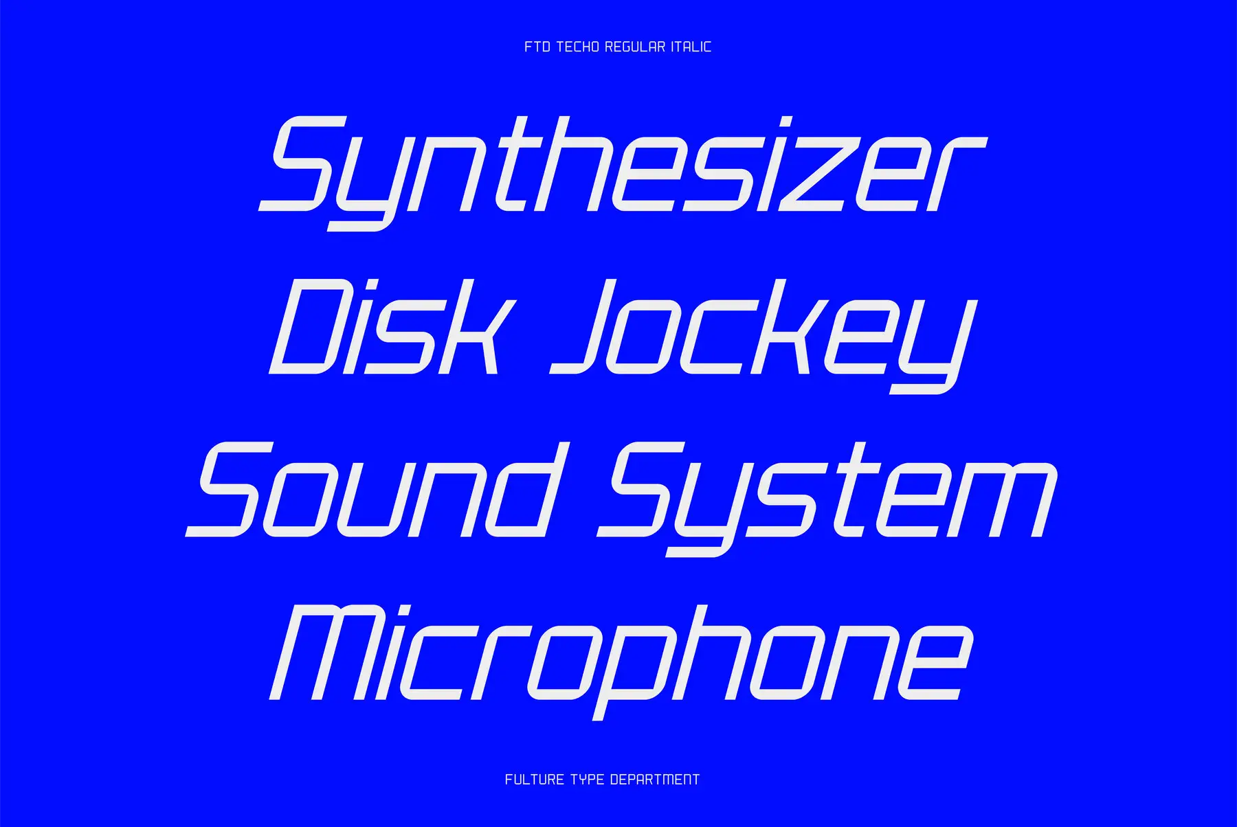 TECHO Font - FontPath