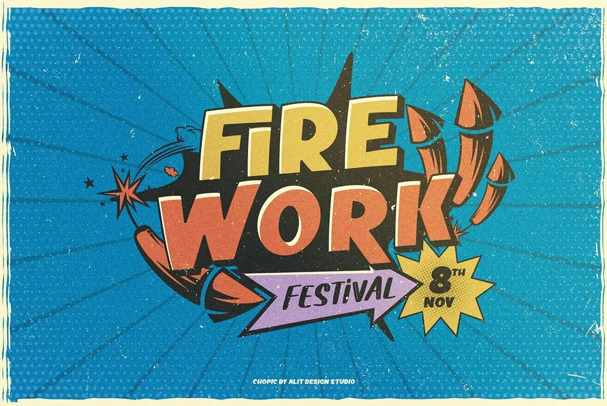 Chopic Font - YouWorkForThem