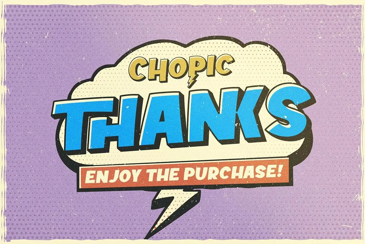 Chopic Font - YouWorkForThem