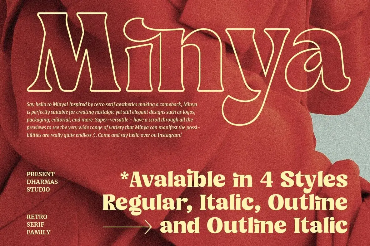 Minya Font - YouWorkForThem