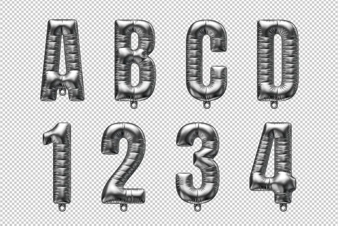 Party Balloons Font - YouWorkForThem
