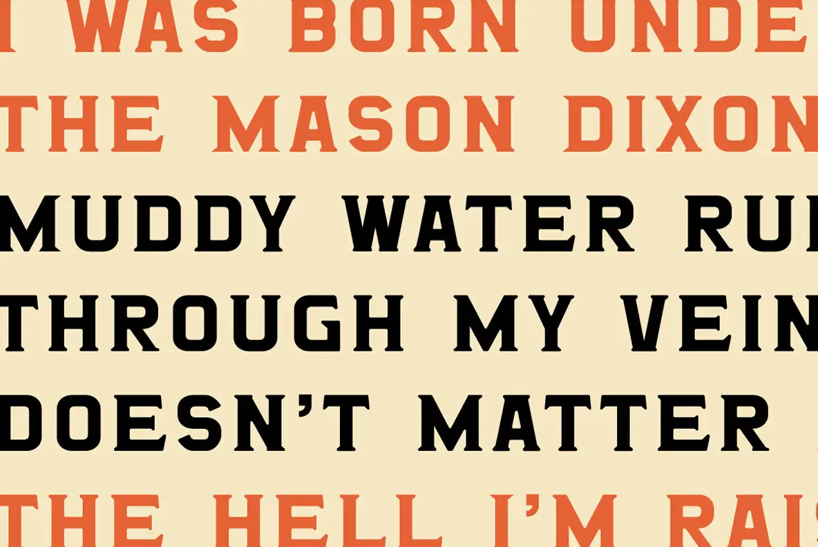 Mason Dixon Font - YouWorkForThem