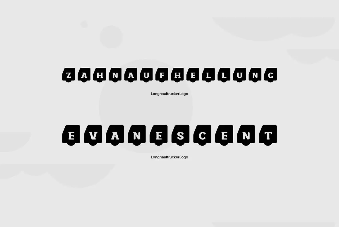 LonghaultruckerLogo Font - FontPath