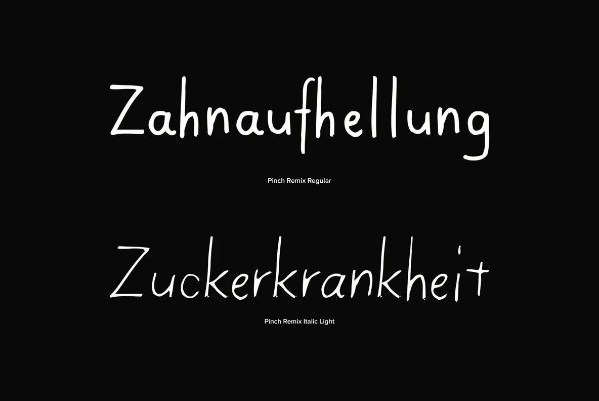 Pinch Remix Font - FontPath