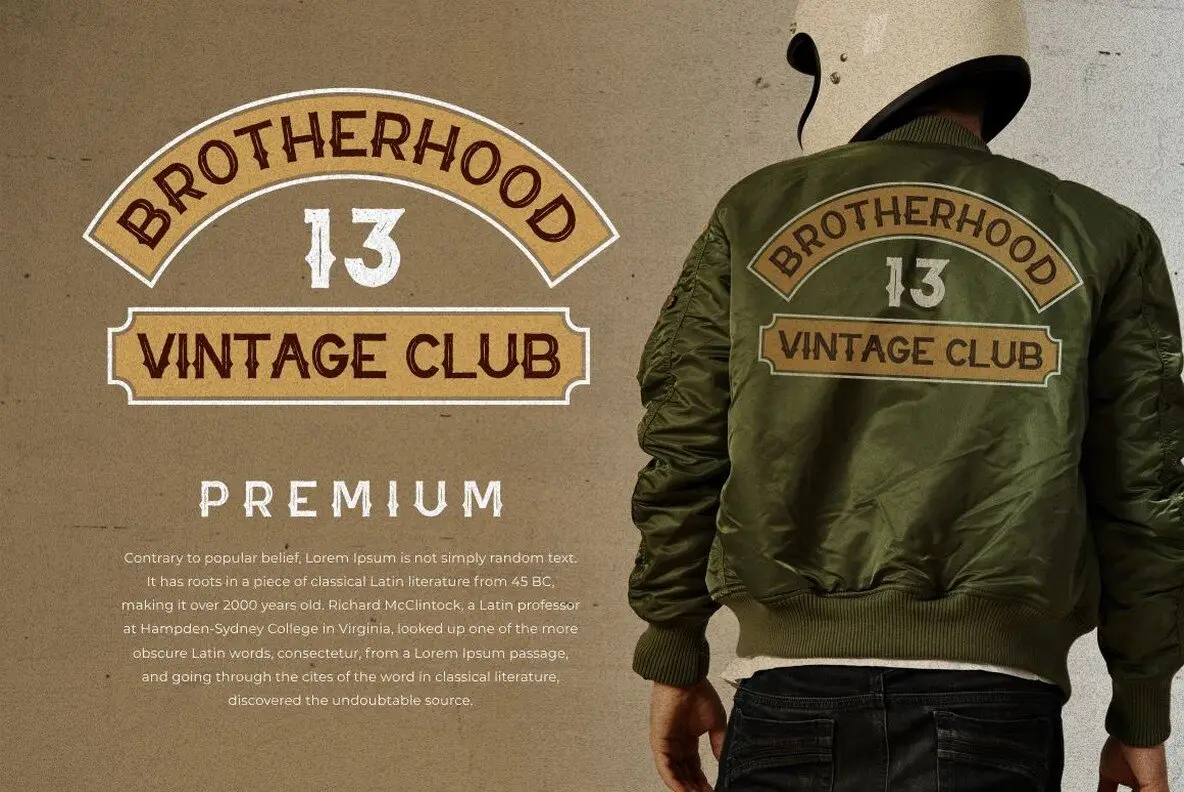 Vintage Museum Font - YouWorkForThem