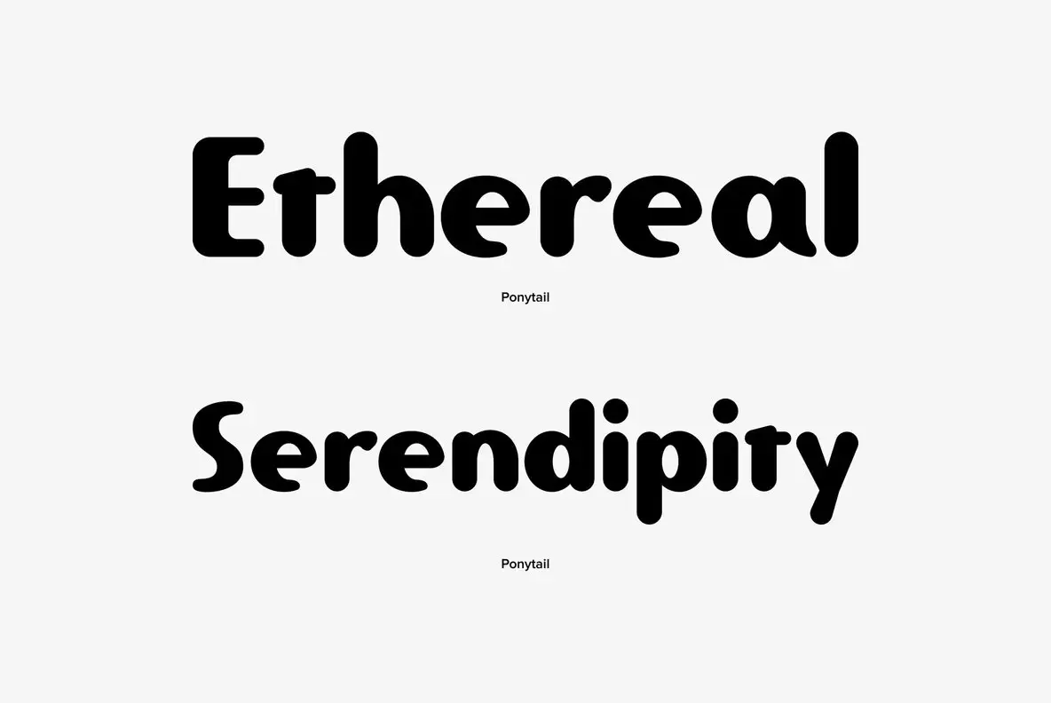 Ponytail Font - YouWorkForThem