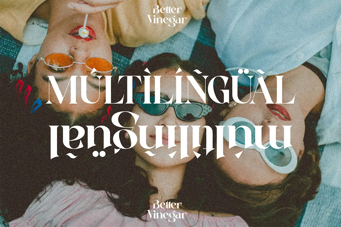 Better Vinegar Font - YouWorkForThem