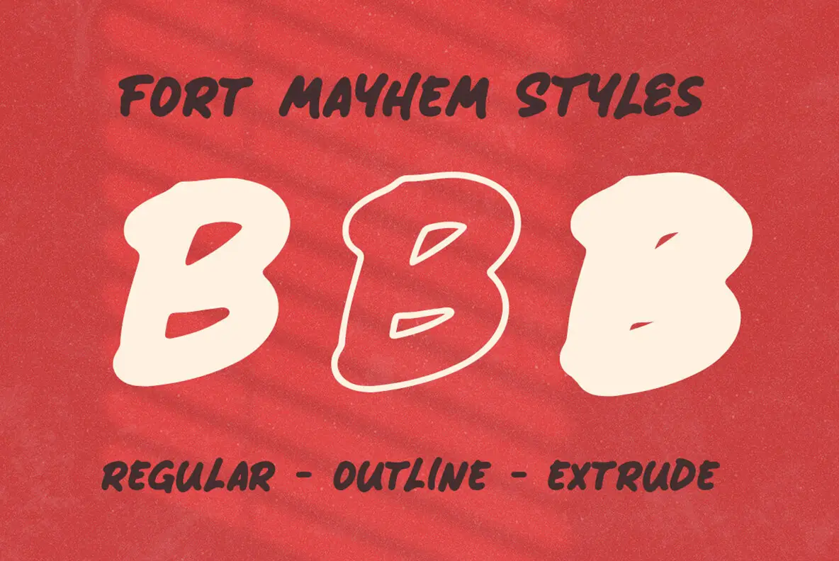 Fort Mayhem Font - FontPath