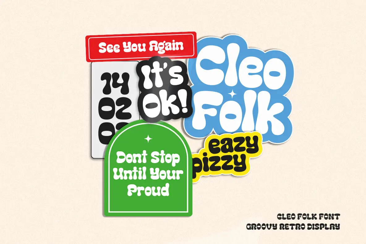 Cleo Folk Font - YouWorkForThem
