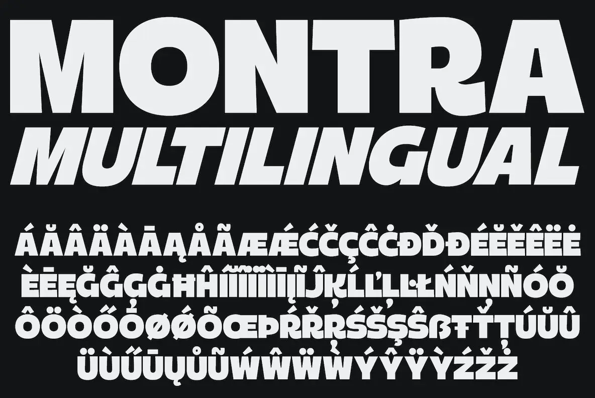Montra Font - YouWorkForThem