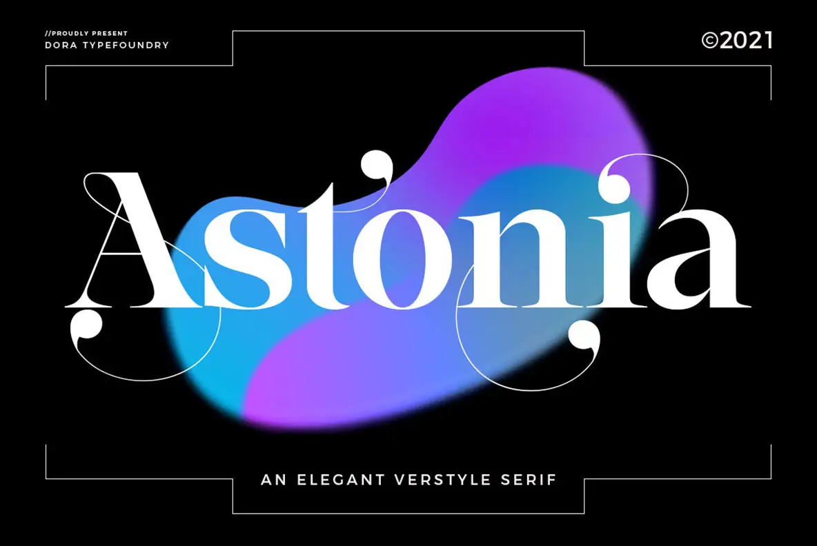 Astonia Font - YouWorkForThem