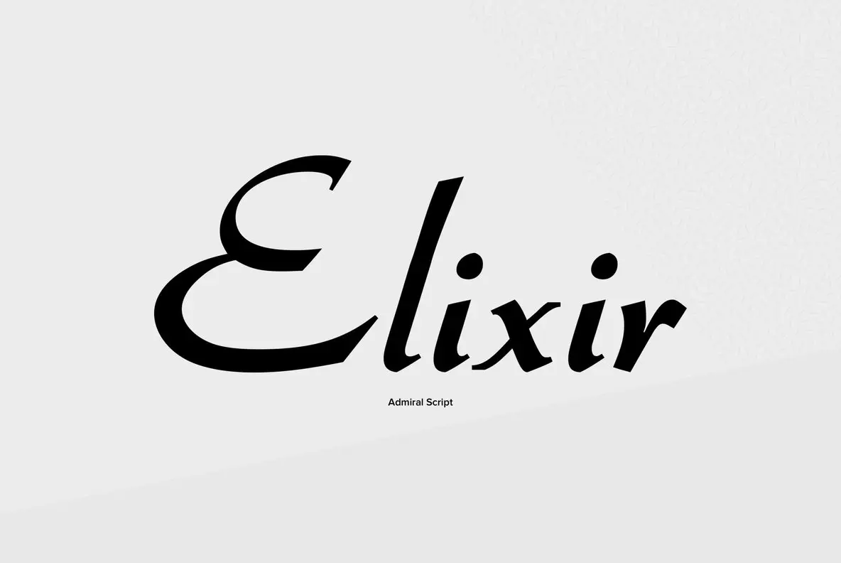 Admiral Script Font - YouWorkForThem