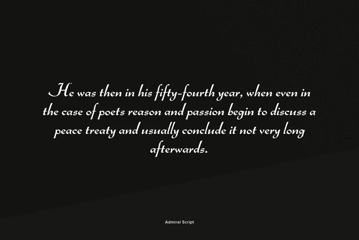 Admiral Script Font - FontPath