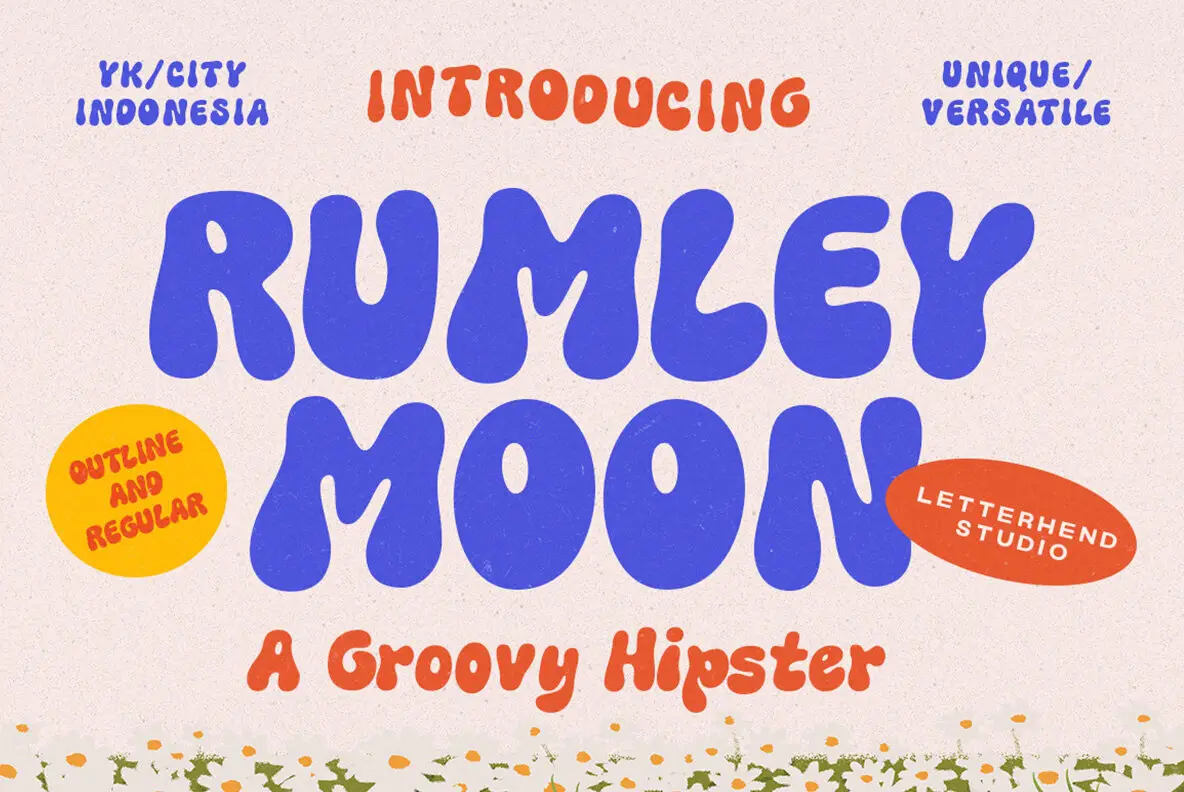 Rumley Moon Font - FontPath