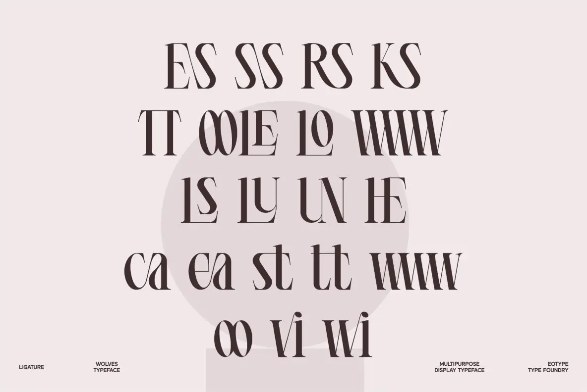 WOLVES Font - YouWorkForThem