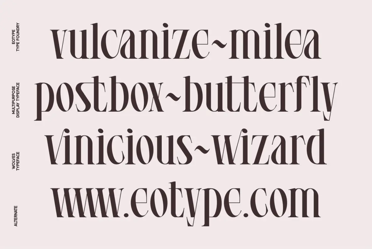 WOLVES Font - YouWorkForThem