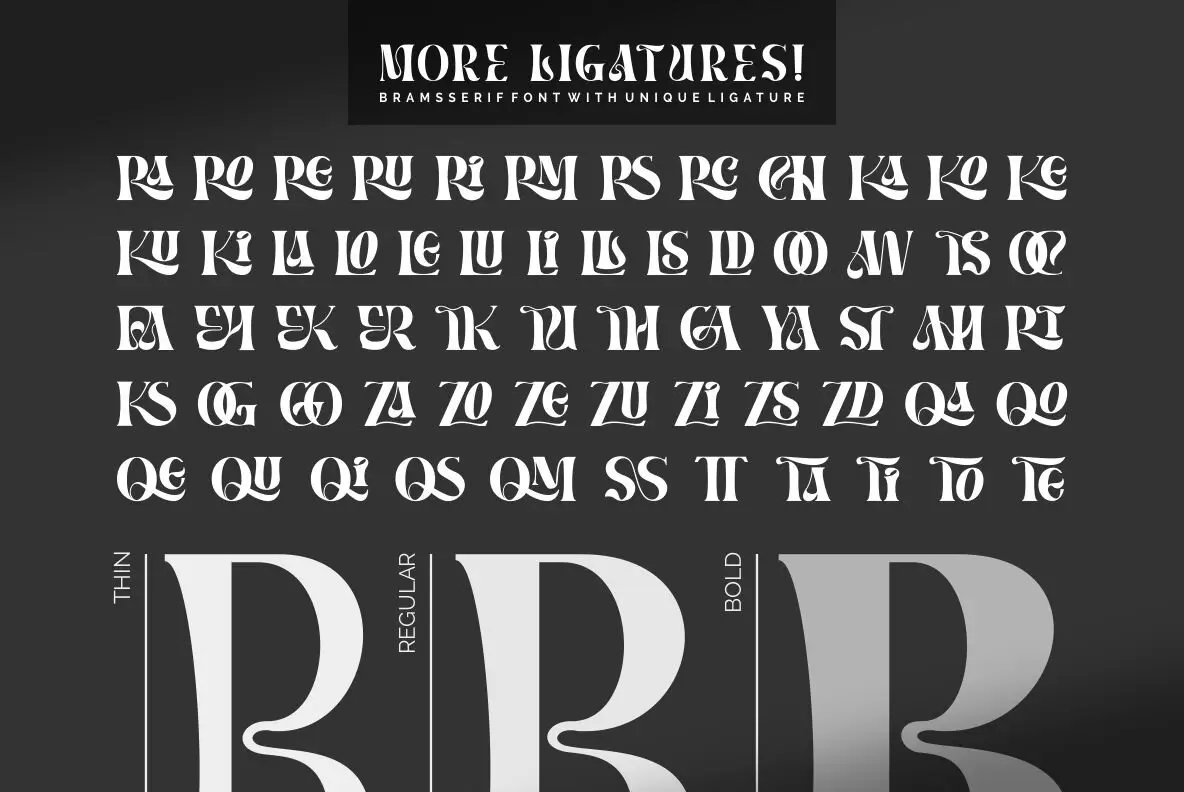 BRAMS Font - YouWorkForThem