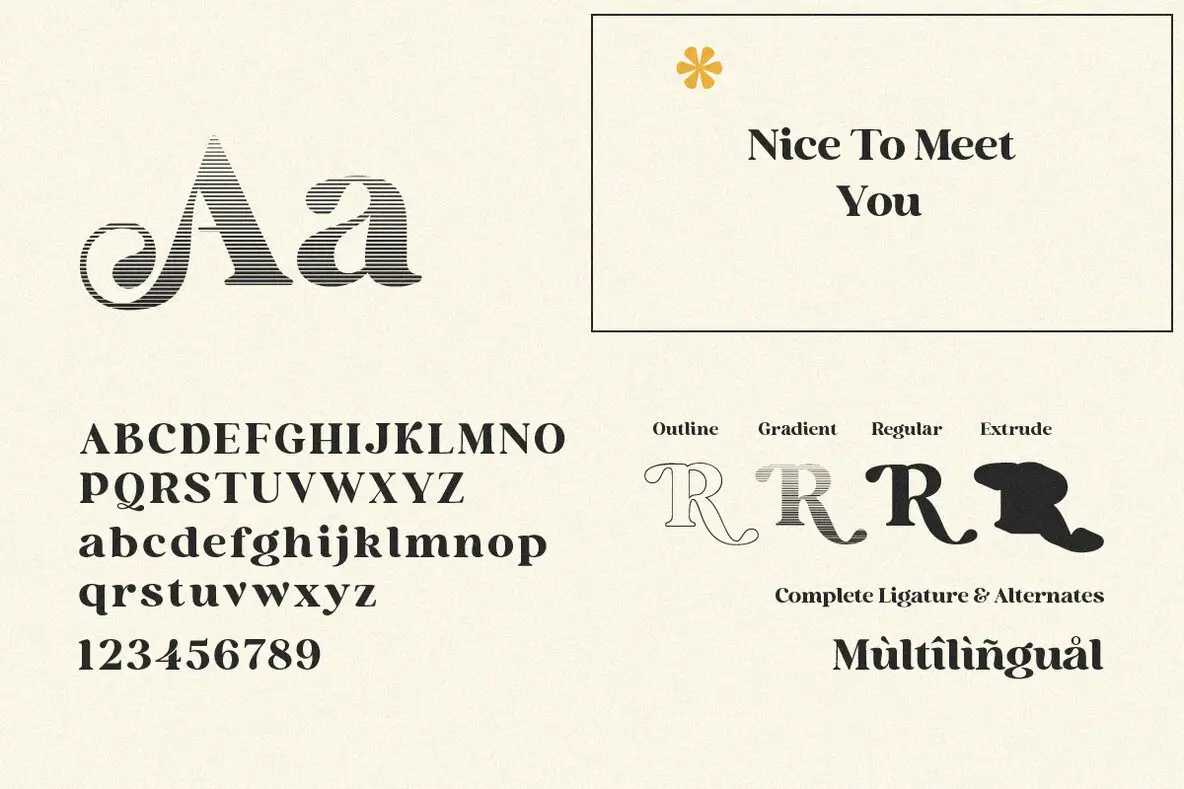 Holen Vintage Font - YouWorkForThem