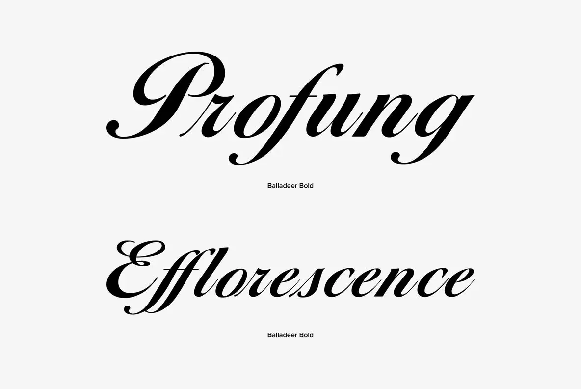 Balladeer Font - YouWorkForThem