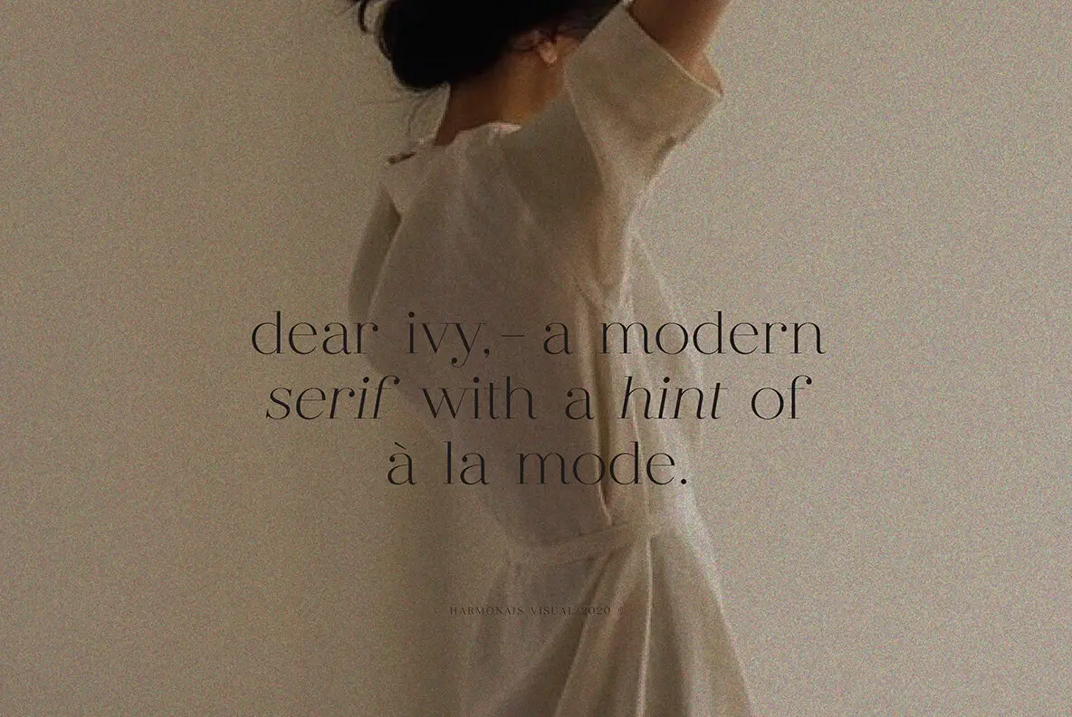 dear ivy Font - YouWorkForThem