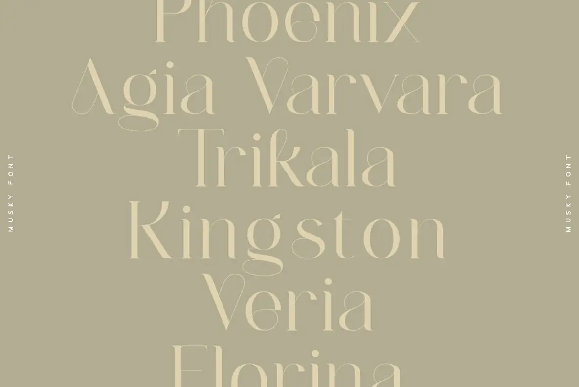 Musky Font - YouWorkForThem