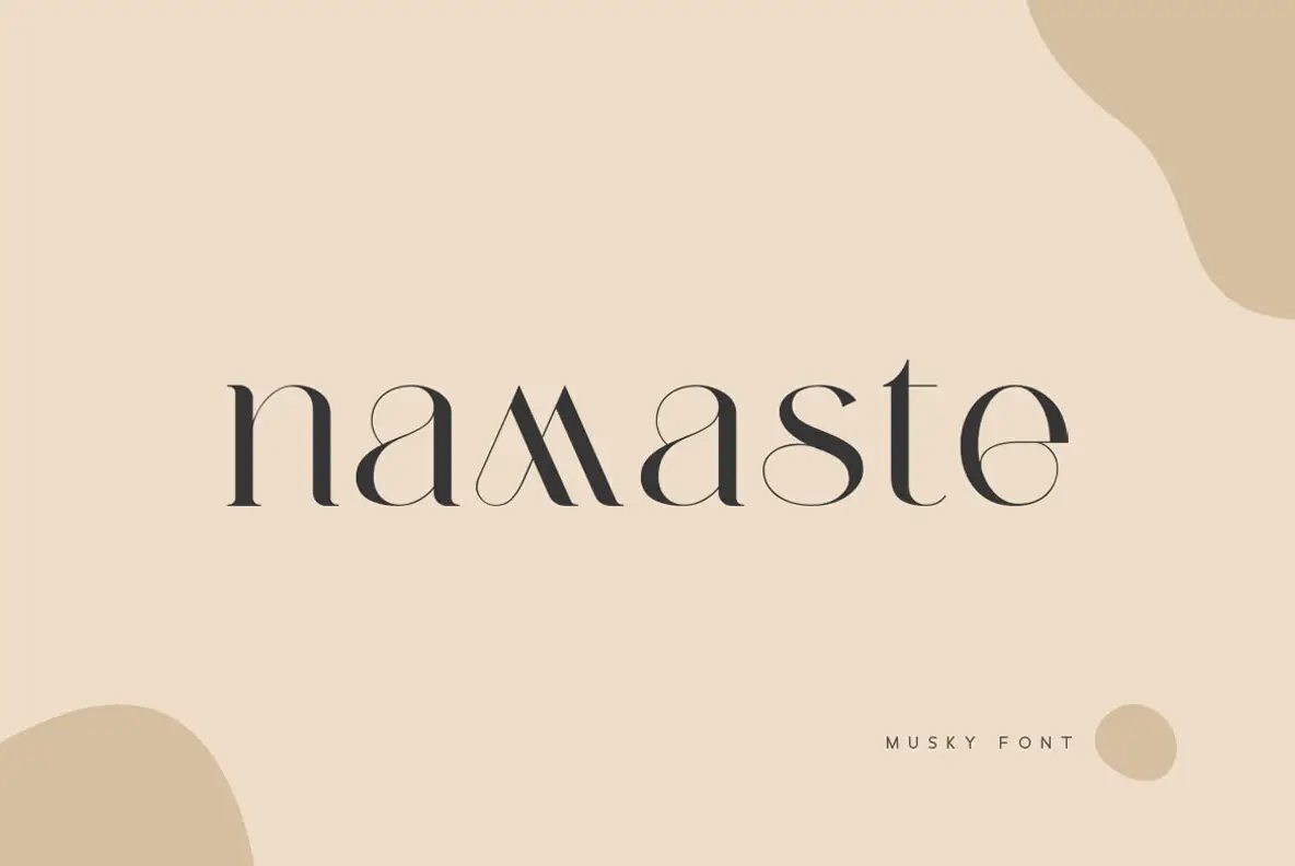 Musky Font - YouWorkForThem