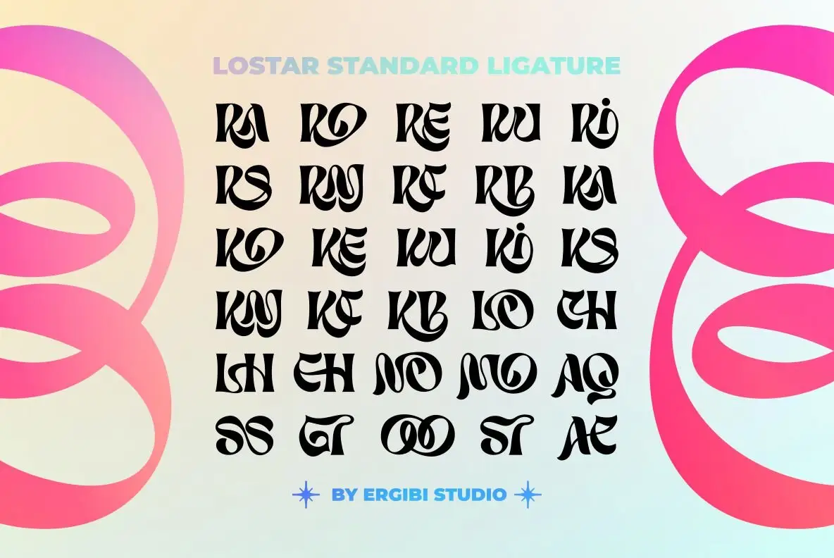 Lostar Font - YouWorkForThem