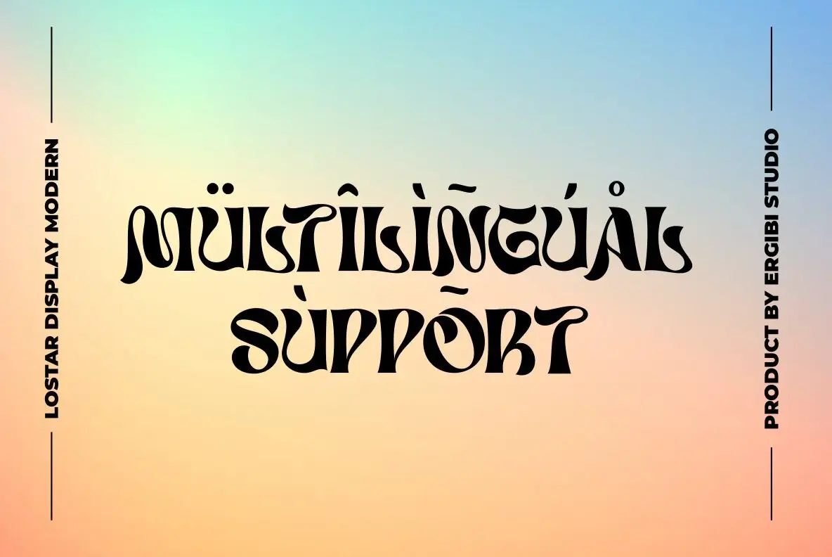 Lostar Font - YouWorkForThem