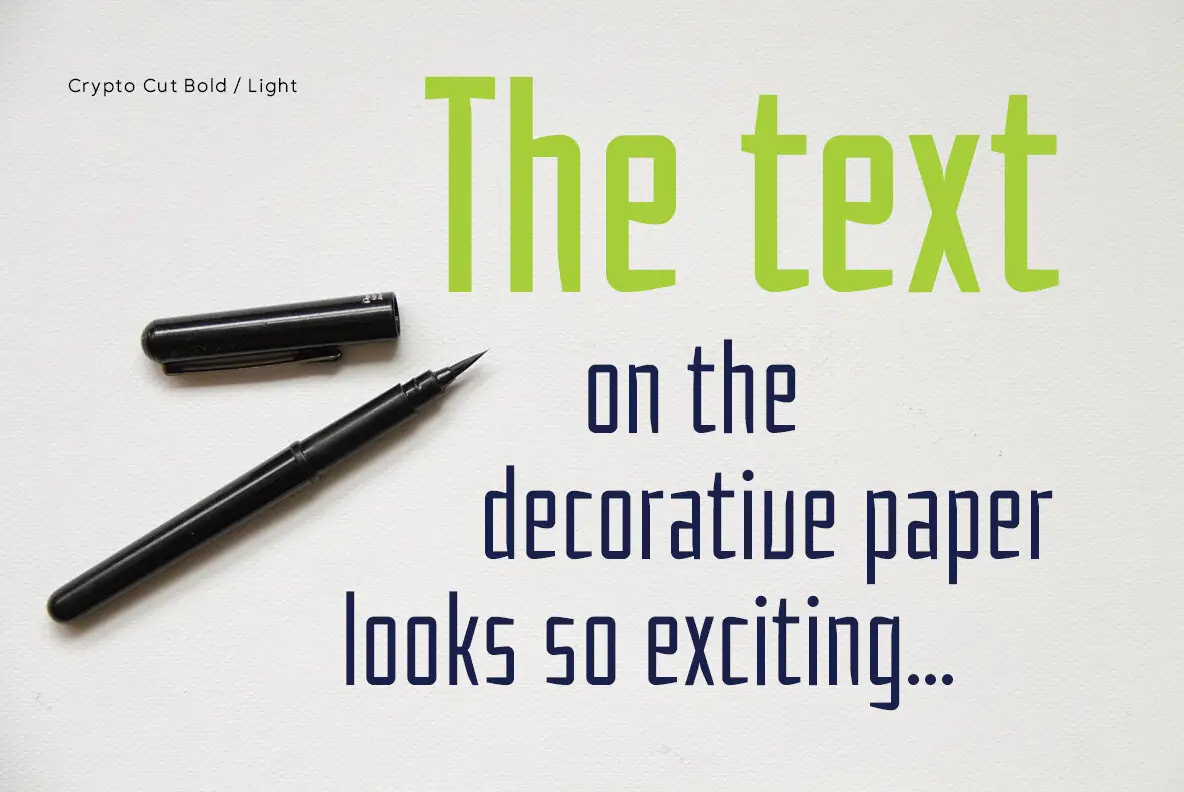 Crypto Cut Font - FontPath