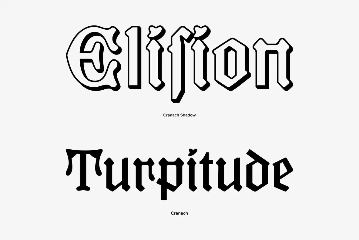 Cranach Font - YouWorkForThem