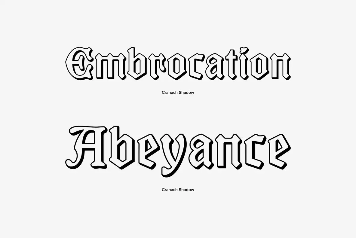 Cranach Font - YouWorkForThem
