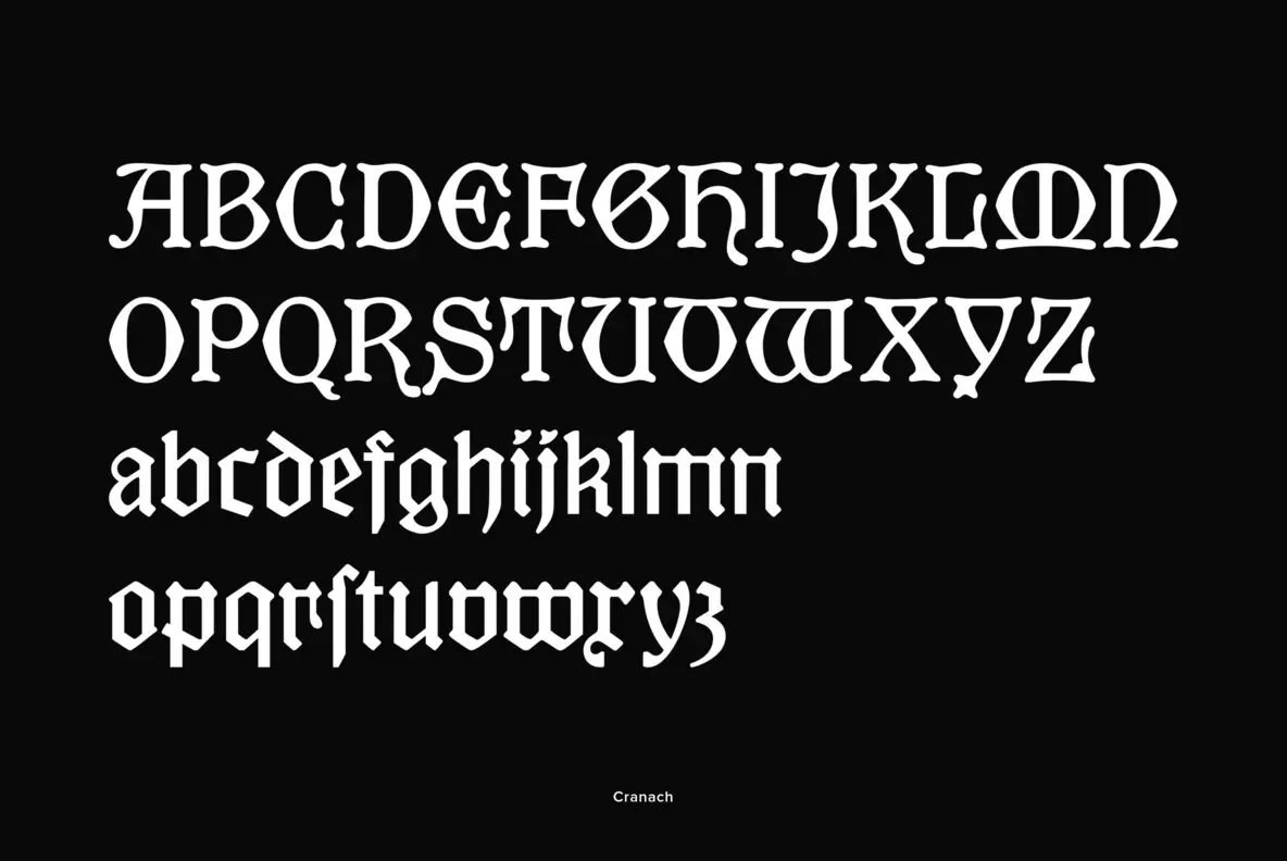 Cranach Font - YouWorkForThem