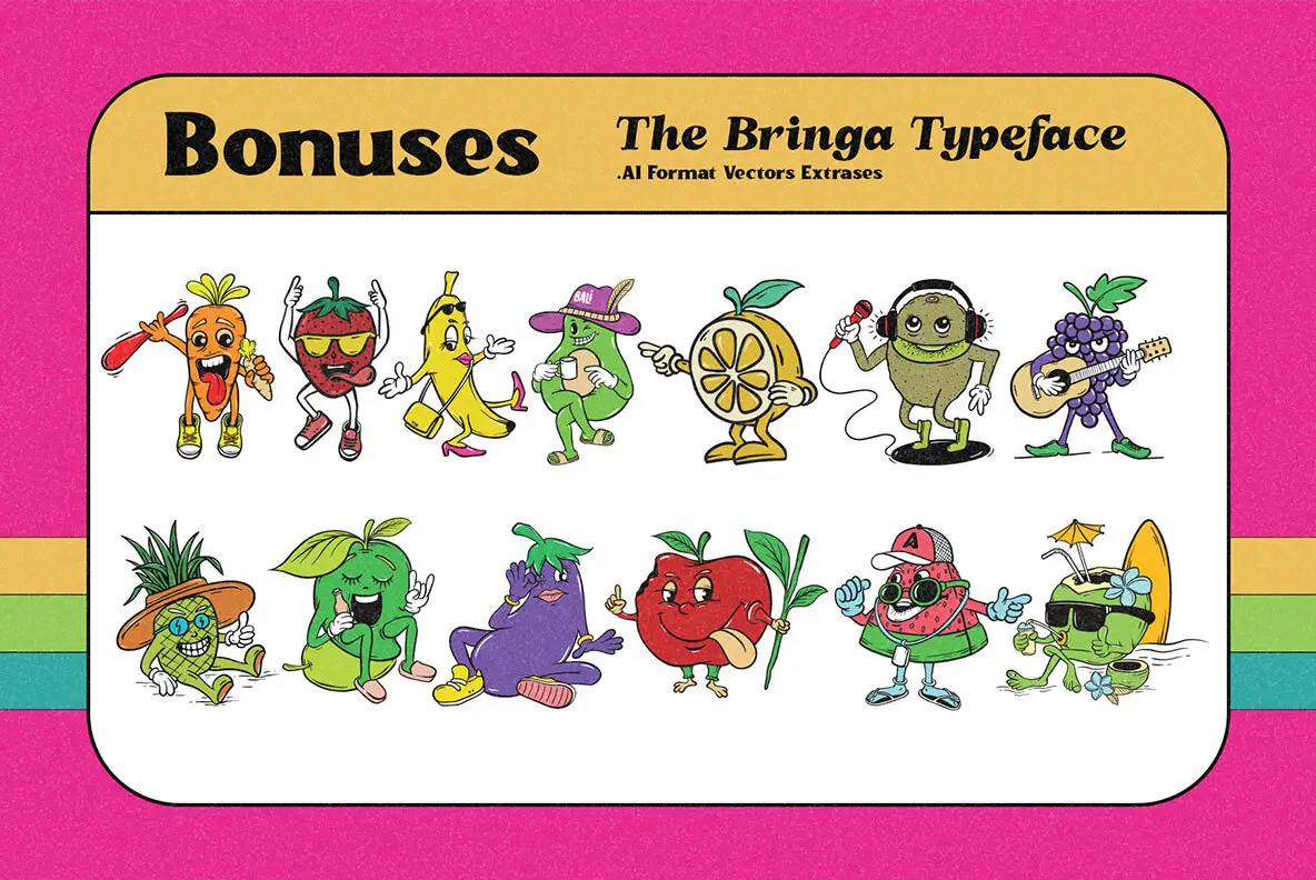 The Bringa Font - YouWorkForThem