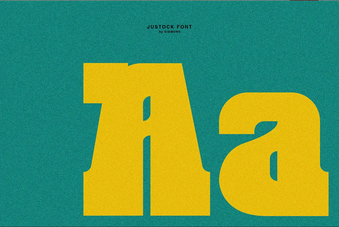 Justock Font - YouWorkForThem