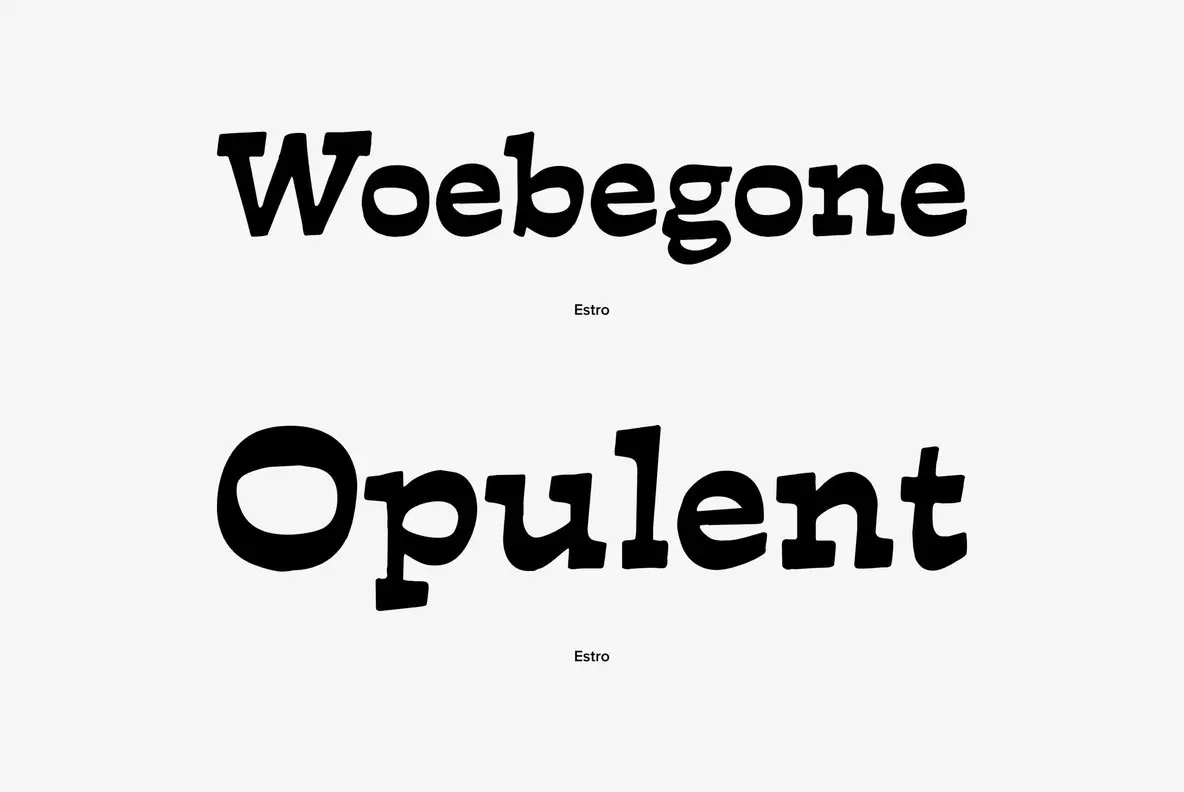 Estro Font - YouWorkForThem