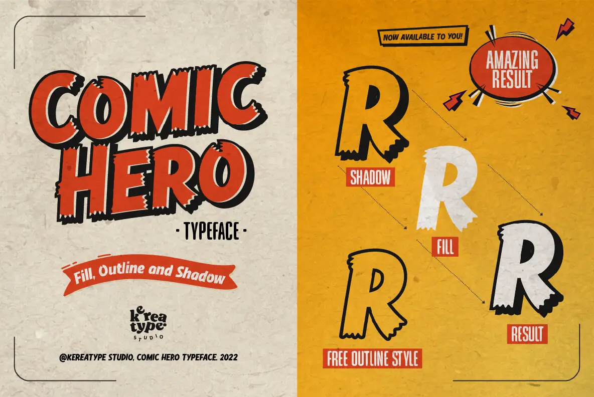 Comic Hero Font - YouWorkForThem