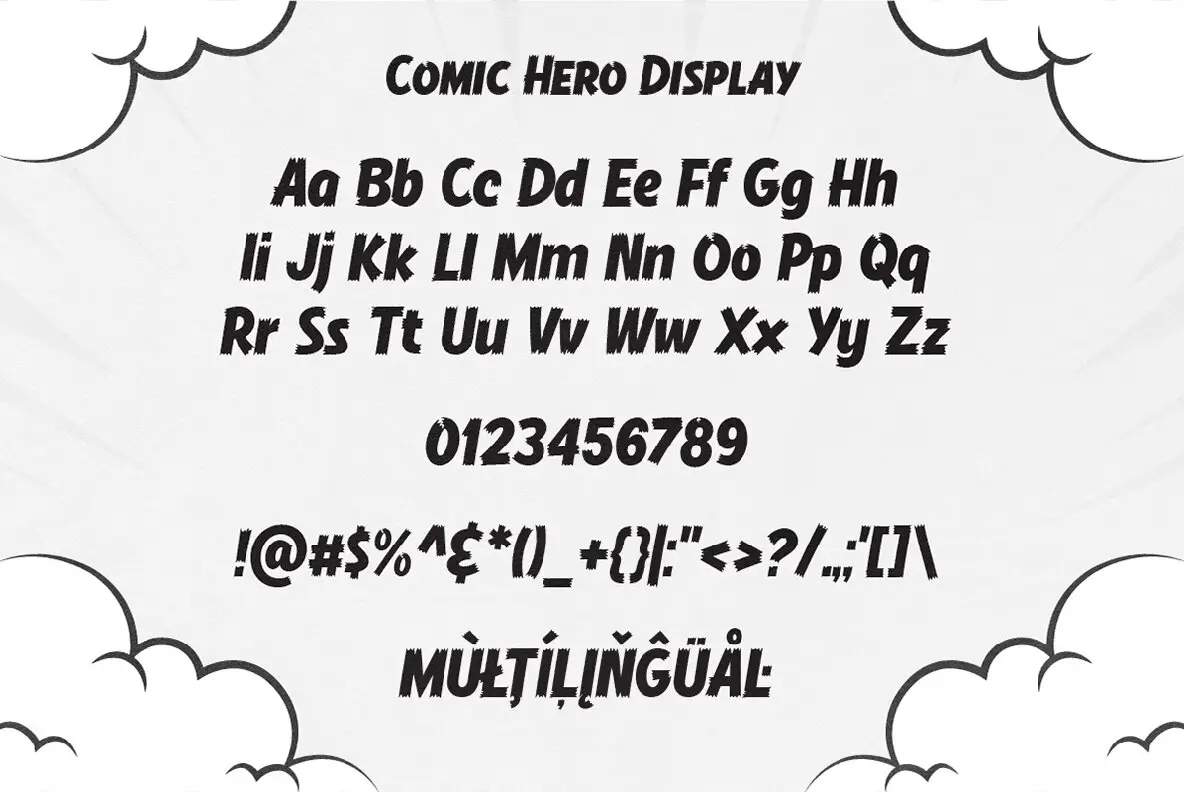 Comic Hero Font - YouWorkForThem