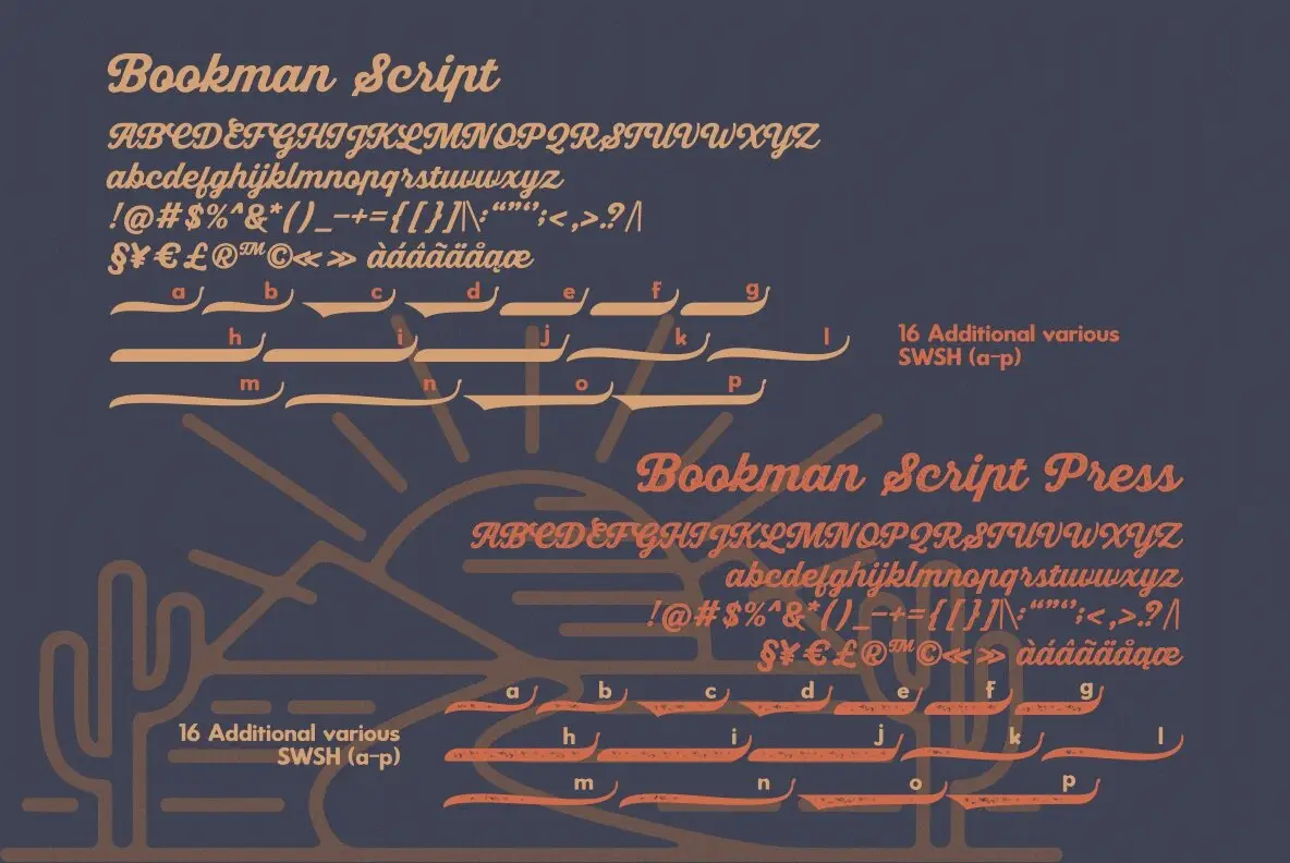 Bookman Font - YouWorkForThem