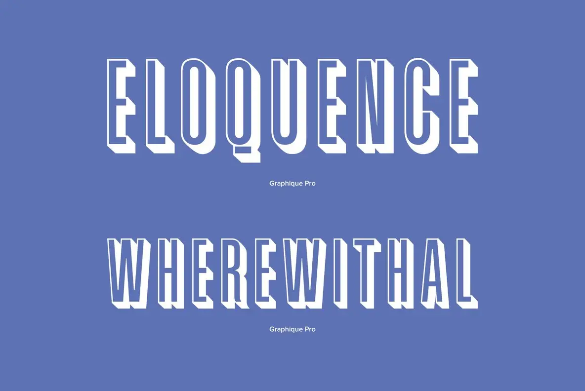 Graphique Pro Font - YouWorkForThem